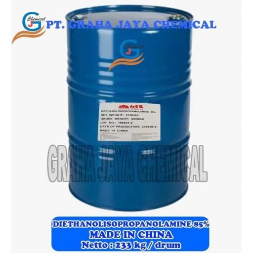 Diethanol Isopropanolamine / DEIPA ex China 233 kg – IKM Indonesi ...